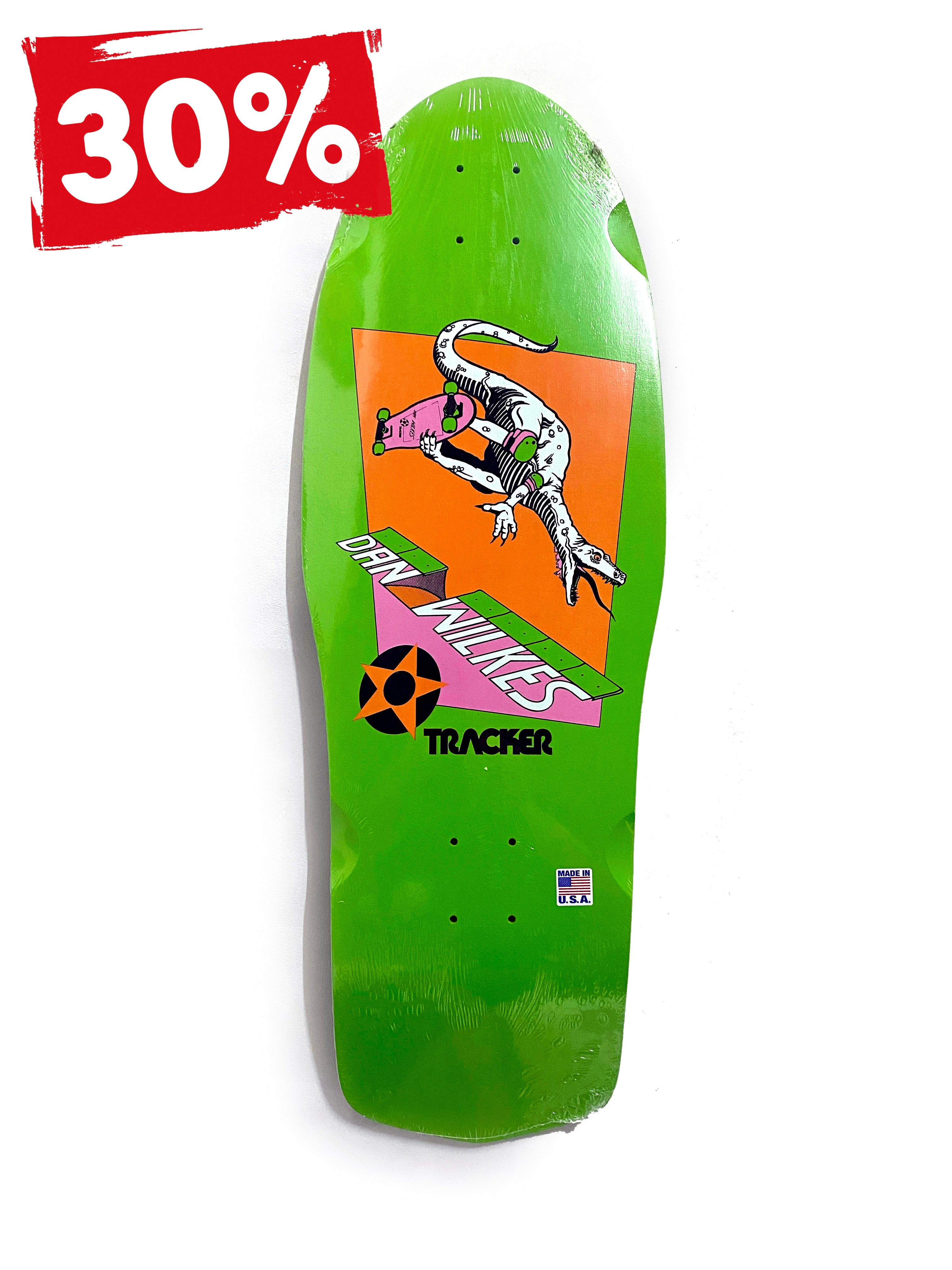 TRACKER DECK DAN WILKES GREEN 10.5" (130€) – The Disturb House Skate Shop