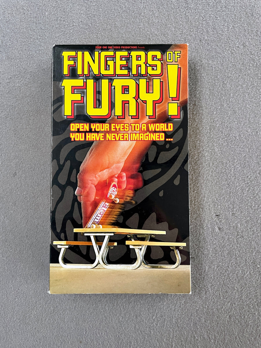 VINTAGE VHS FINGERS OF FURY 411VM 1999 – The Disturb House Skate Shop