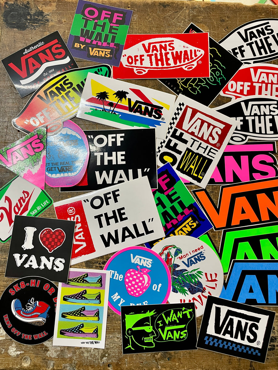 VANS STICKERS (PACK DE 30) – The Disturb House Skate Shop