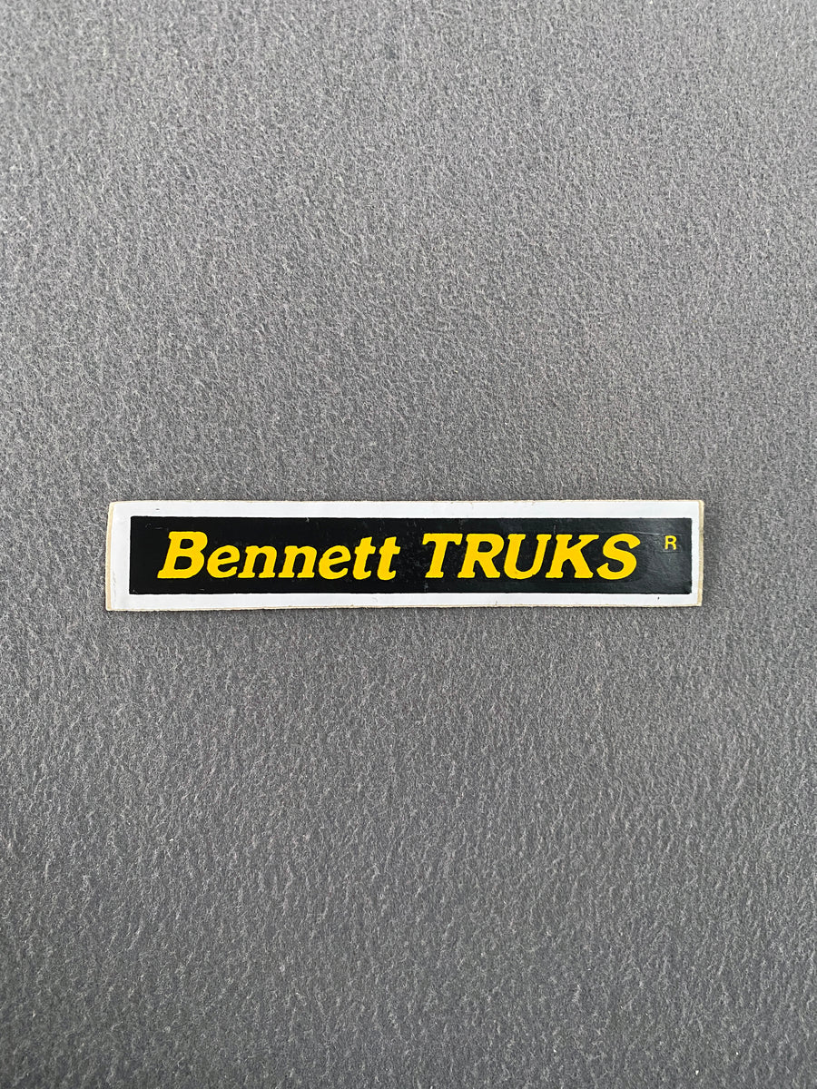 VINTAGE STICKERS BENNETT TRUCKS OG 70'S – The Disturb House Skate Shop