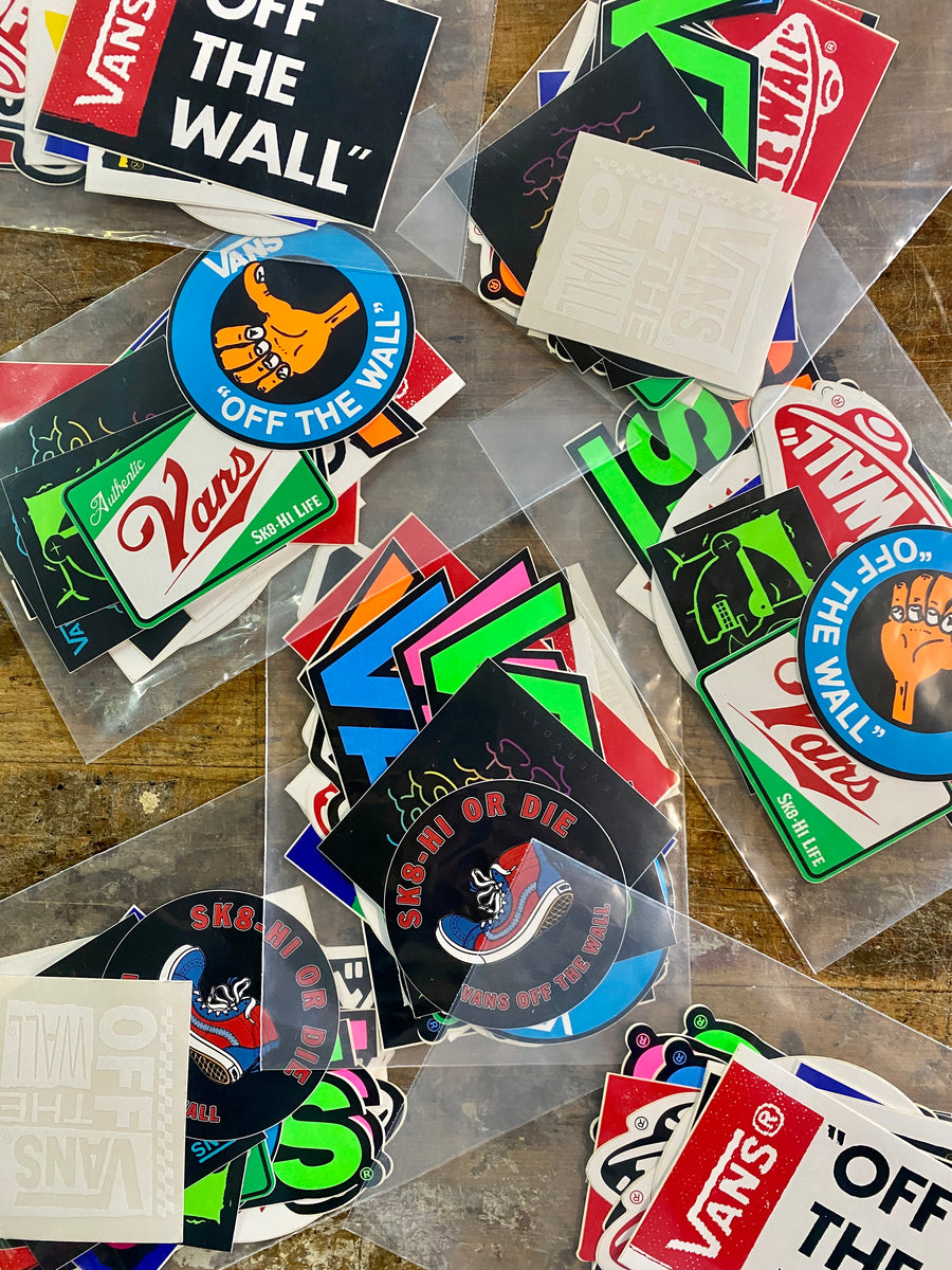 VANS STICKERS (PACK DE 20) – The Disturb House Skate Shop